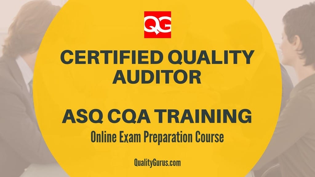 ASQ® CQA Exam Preparation Quiz | Quality Gurus