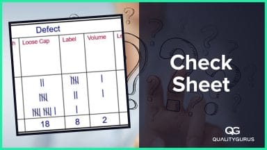 Seven Quality Tools – Check Sheet | Quality Gurus