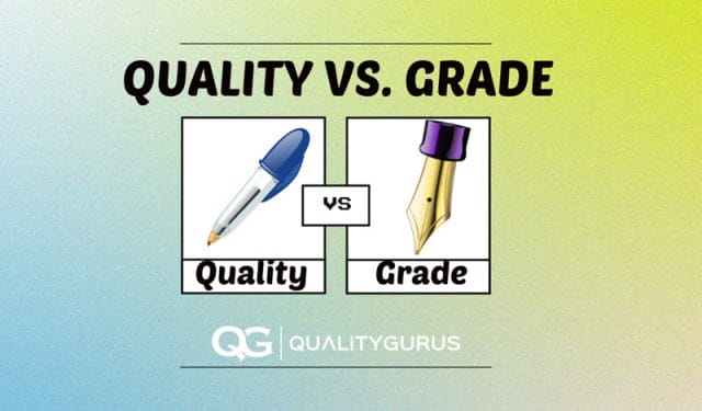 Quality vs. Grade | Quality Gurus