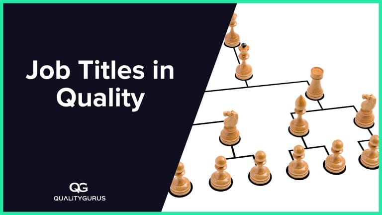 Job Titles in Quality | Quality Gurus