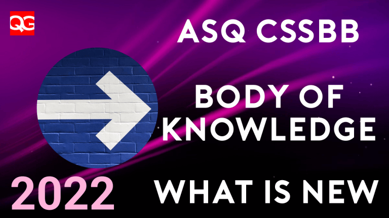 ASQ® CSSBB Body of Knowledge 2022 – What is New? | Quality Gurus
