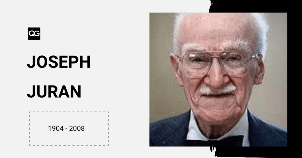 Life and Works of Quality Guru Joseph Juran | Quality Gurus