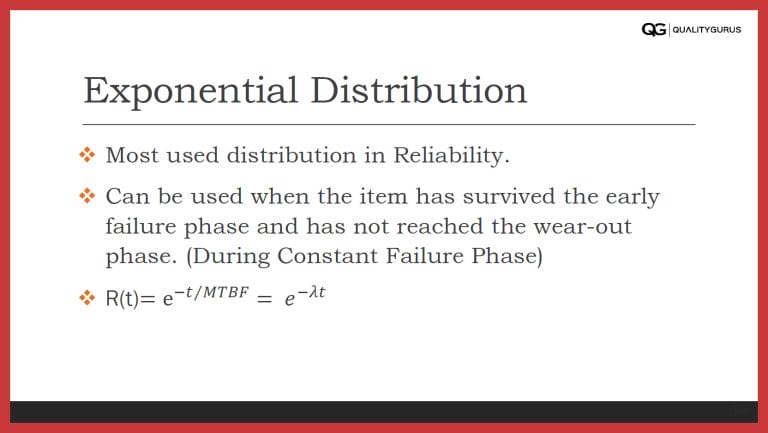 Exponential Distribution | Quality Gurus