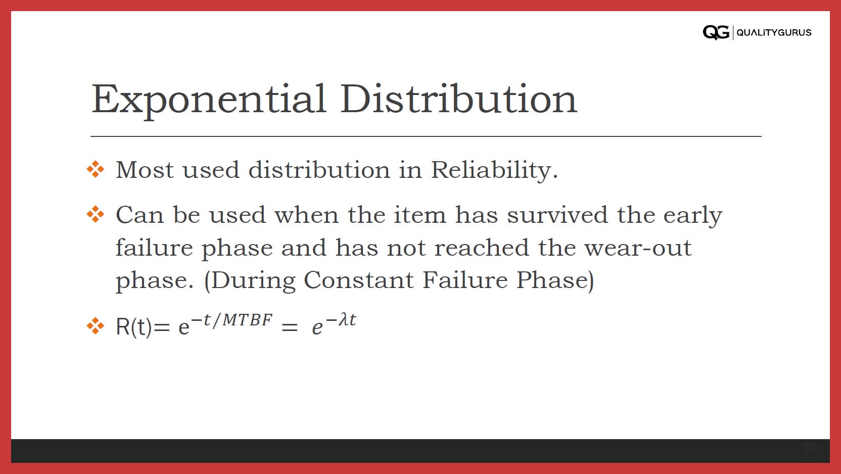Exponential Distribution | Quality Gurus Exponential Distribution | Quality Gurus
