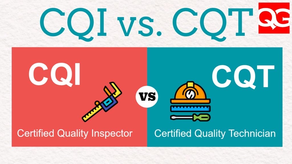 Certified Quality Inspector (CQI) vs. Certified Quality Technician (CQT ...