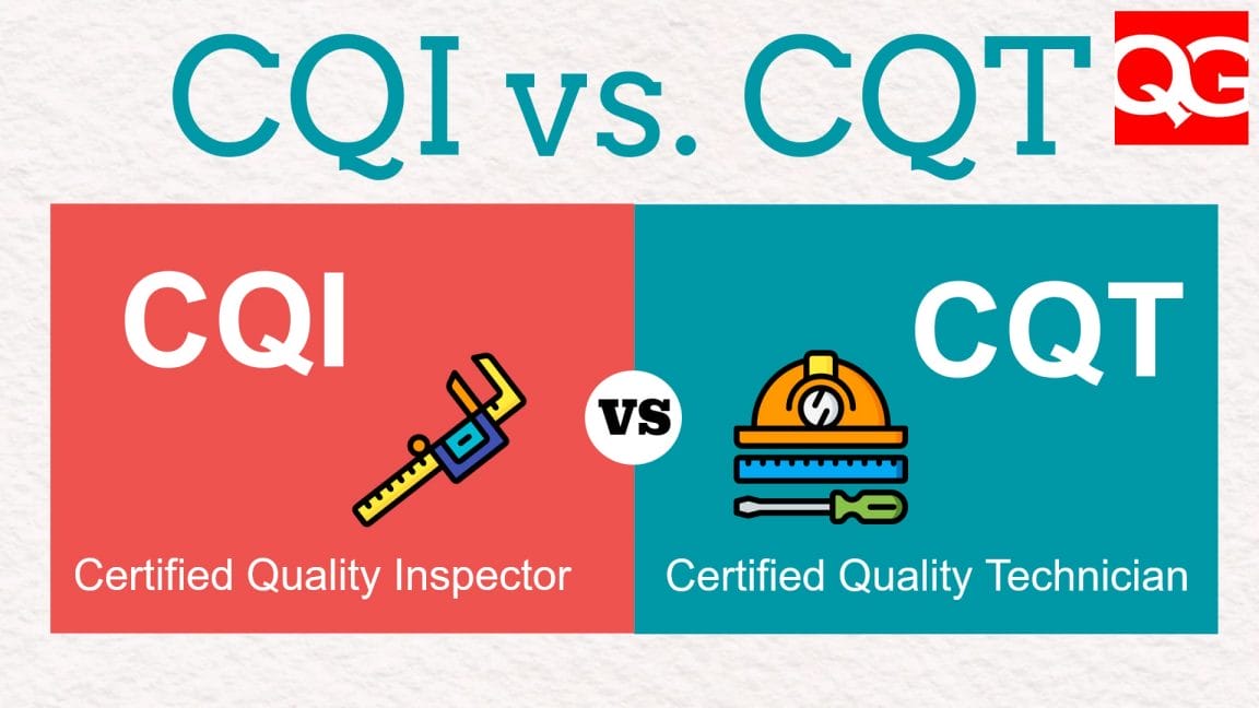 Certified Quality Inspector (CQI) vs. Certified Quality Technician (CQT ...