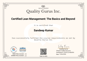 Certified Lean Management: The Basics and Beyond | Quality Gurus