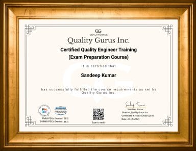 ASQ Certified Quality Engineer (CQE) Training | Quality Gurus