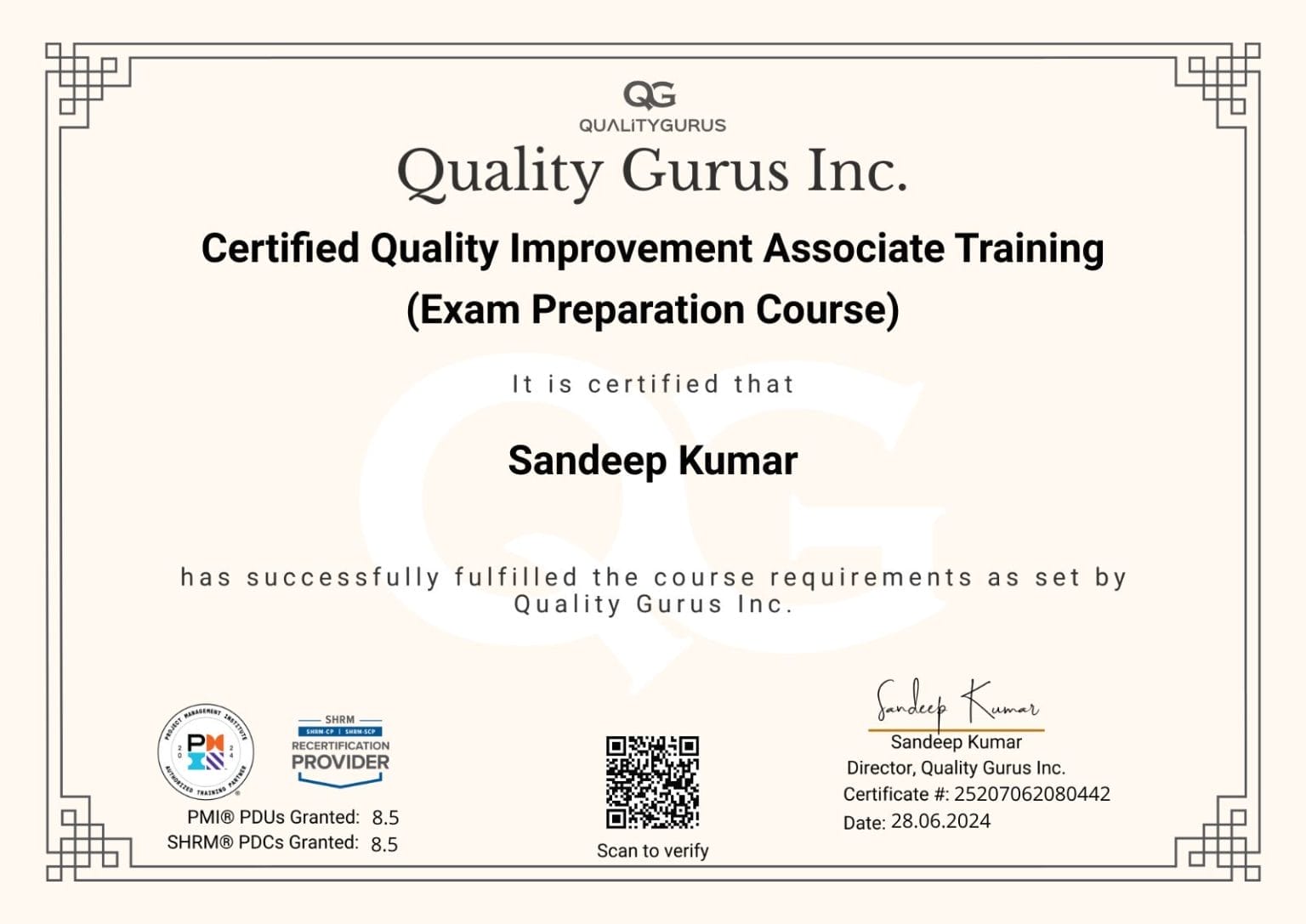 Certified Quality Improvement Associate (CQIA) Training | Quality Gurus