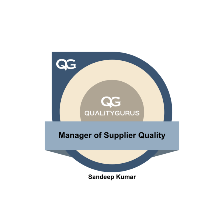 Certified Supplier Quality Professional (CSQP) Exam Preparation Training | Quality Gurus