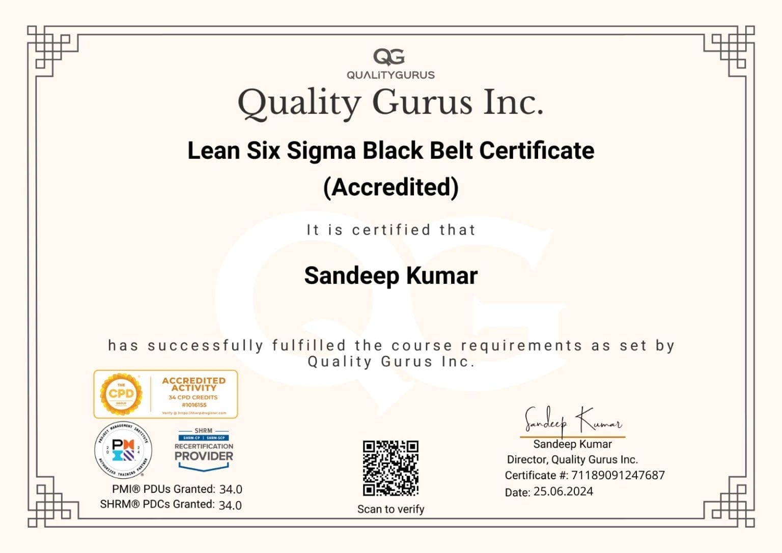 Lean Six Sigma Black Belt (Accredited) Certification | Quality Gurus