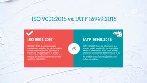 ISO 9001:2015 vs. IATF 16949:2016: Understanding the Differences ...