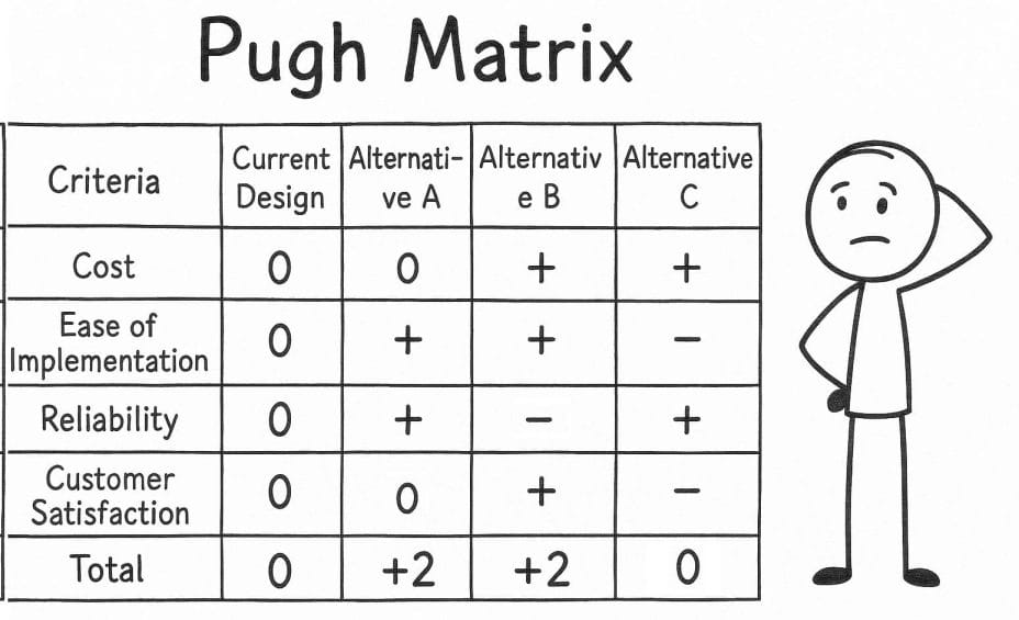 Pugh Matrix for Effective Decision-Making | Quality Gurus